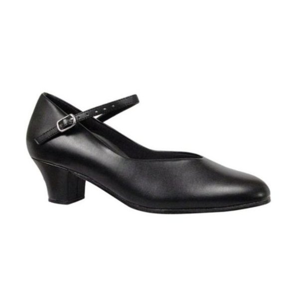 Dance Class | Shoes | New Black Comfort Character 55 Dance Class Buckle ...